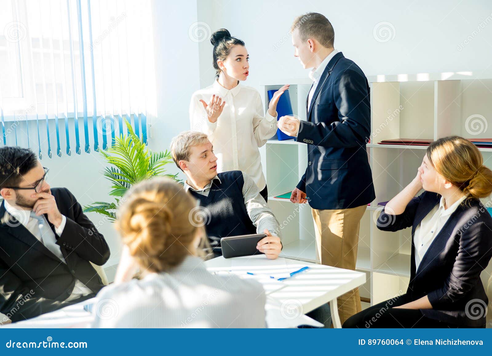 Angry boss shouting stock photo. Image of person, happy - 89760064
