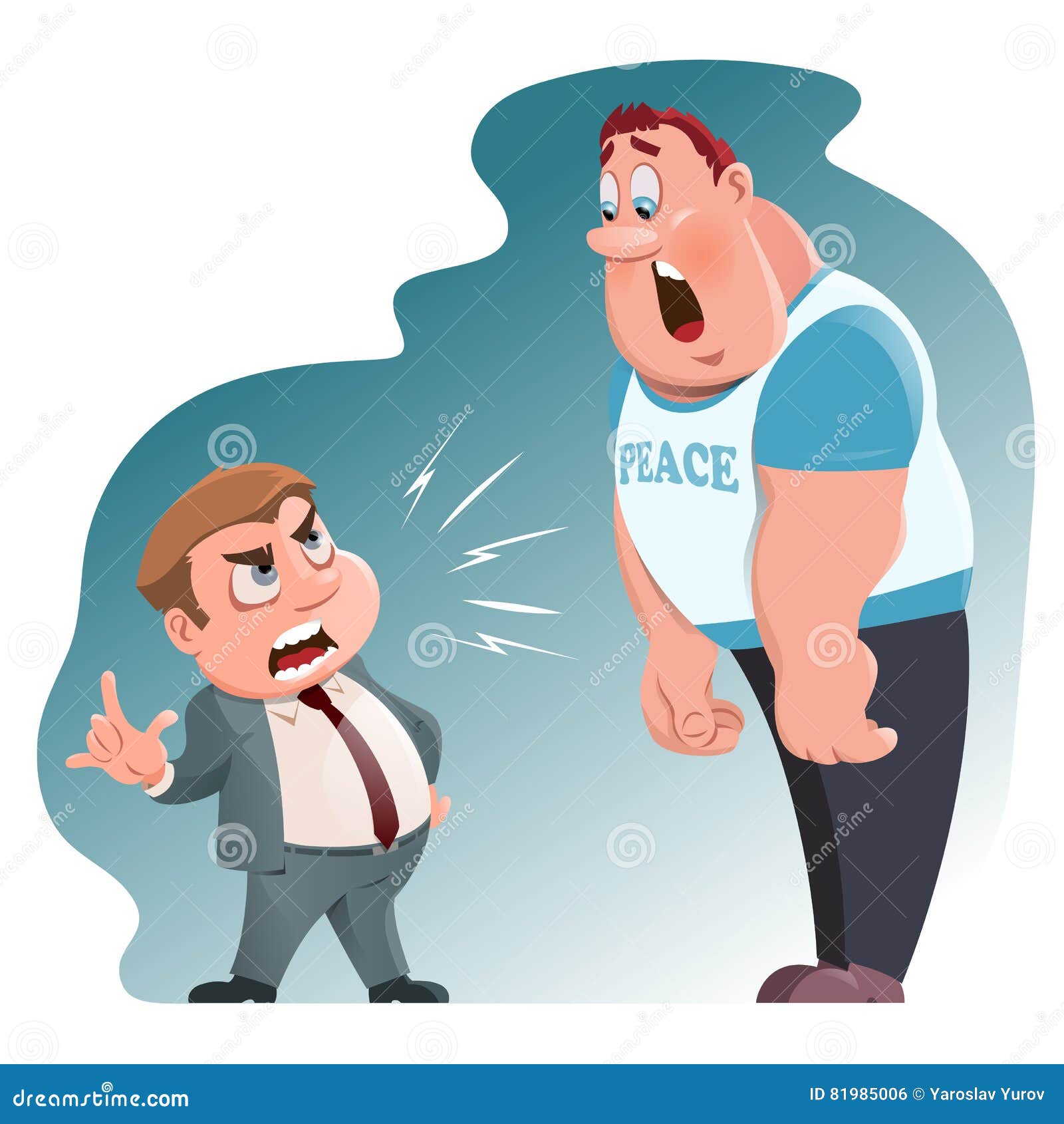 Swearing Boss Shouting At Confused Employee, Office Worker Made Mistake ...