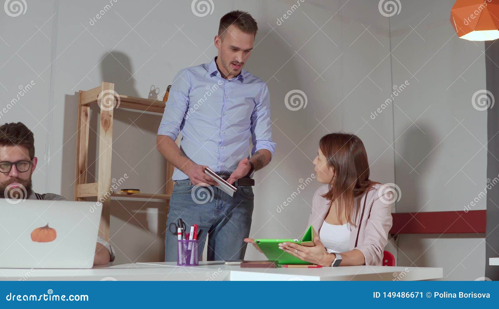 Angry Boss Talking with Employees. Stock Video - Video of discussion ...