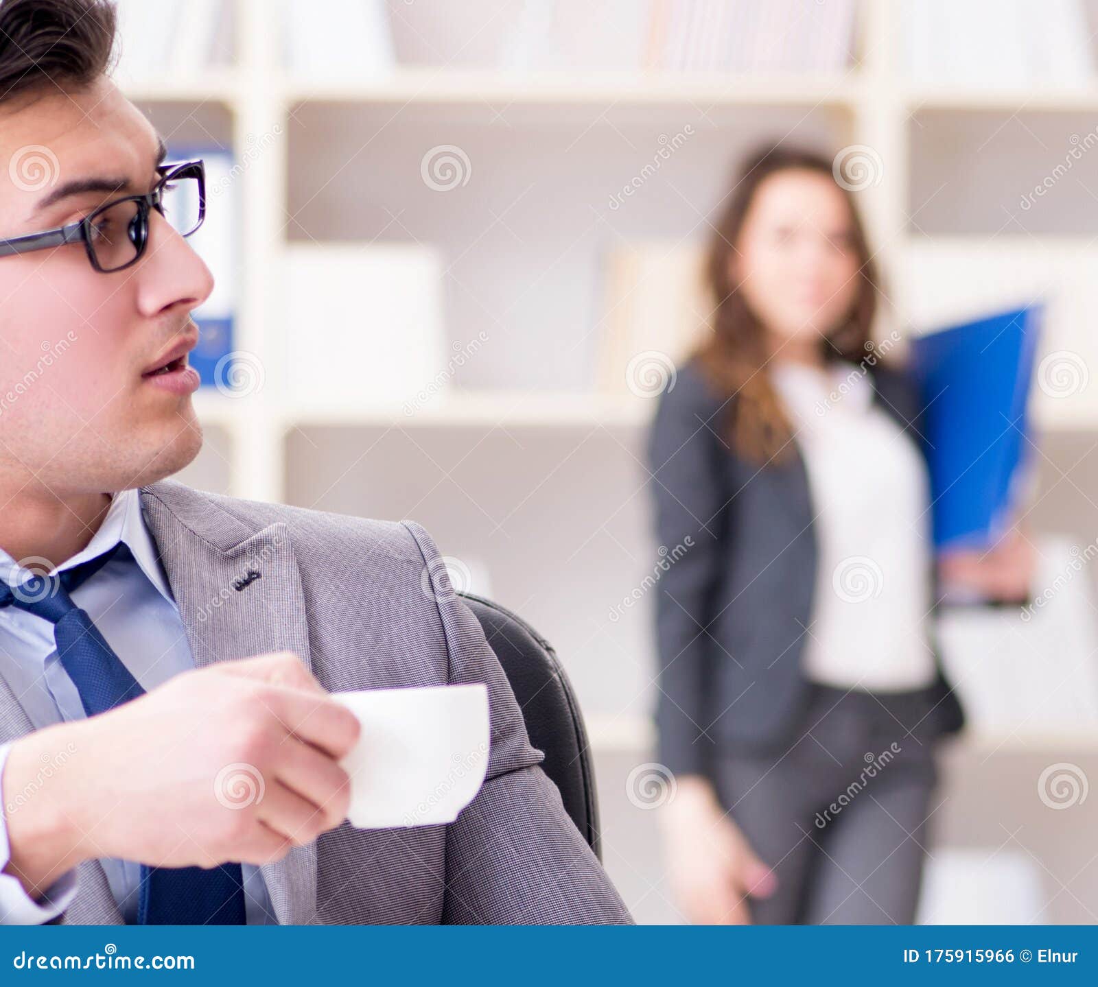 Angry Boss Unhappy with Female Employee Performance Stock Photo - Image ...