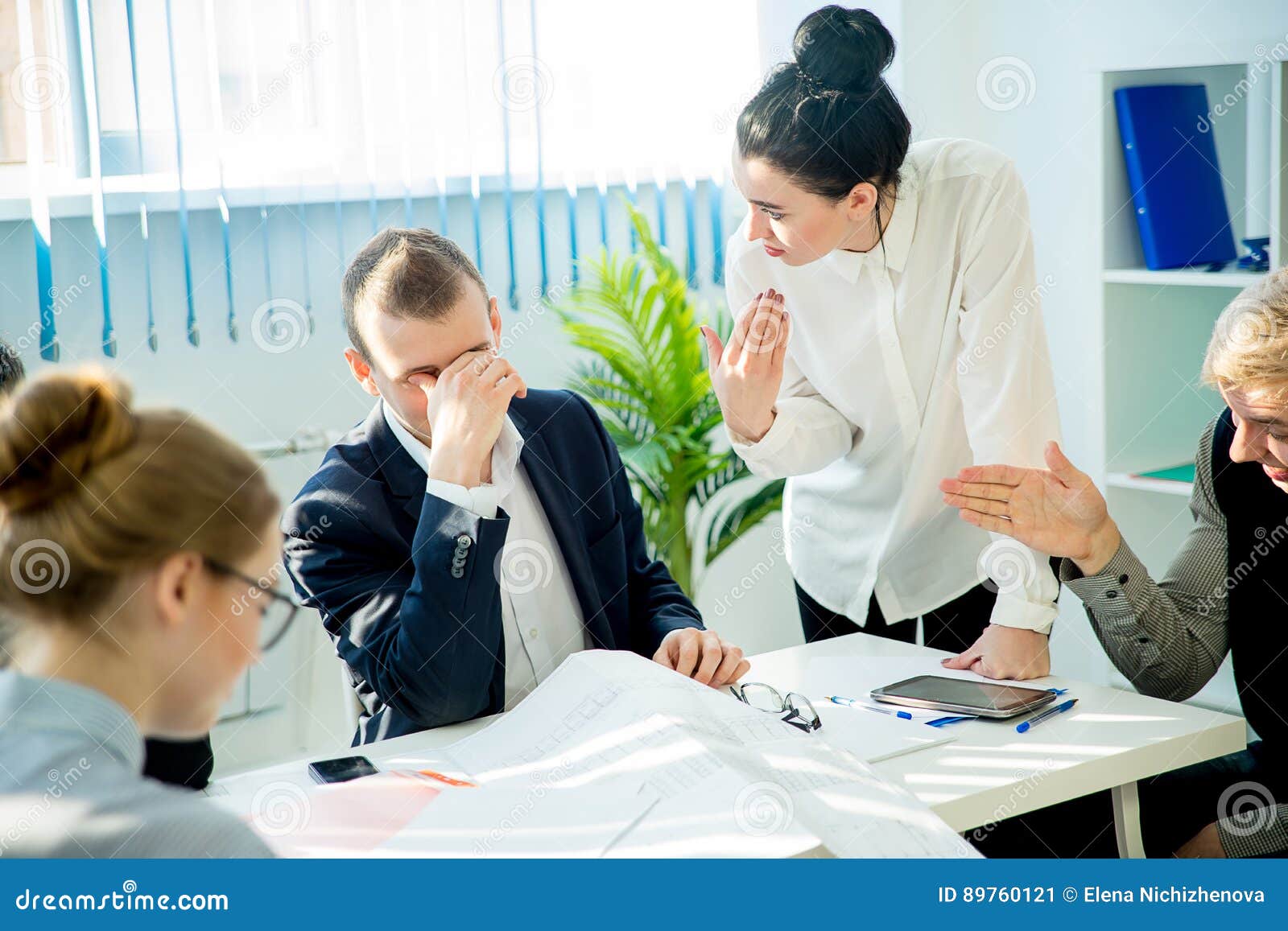 Angry boss yelling stock image. Image of chief, executive - 89760121