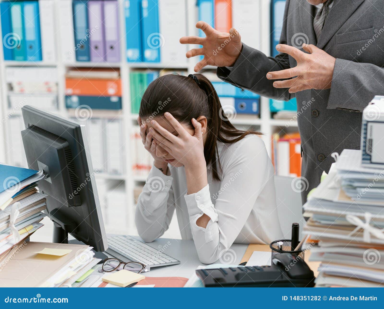 Boss Yelling At His Workers Royalty-Free Stock Photography ... Boss Yelling At His Workers Royalty-Free Stock Photography ...