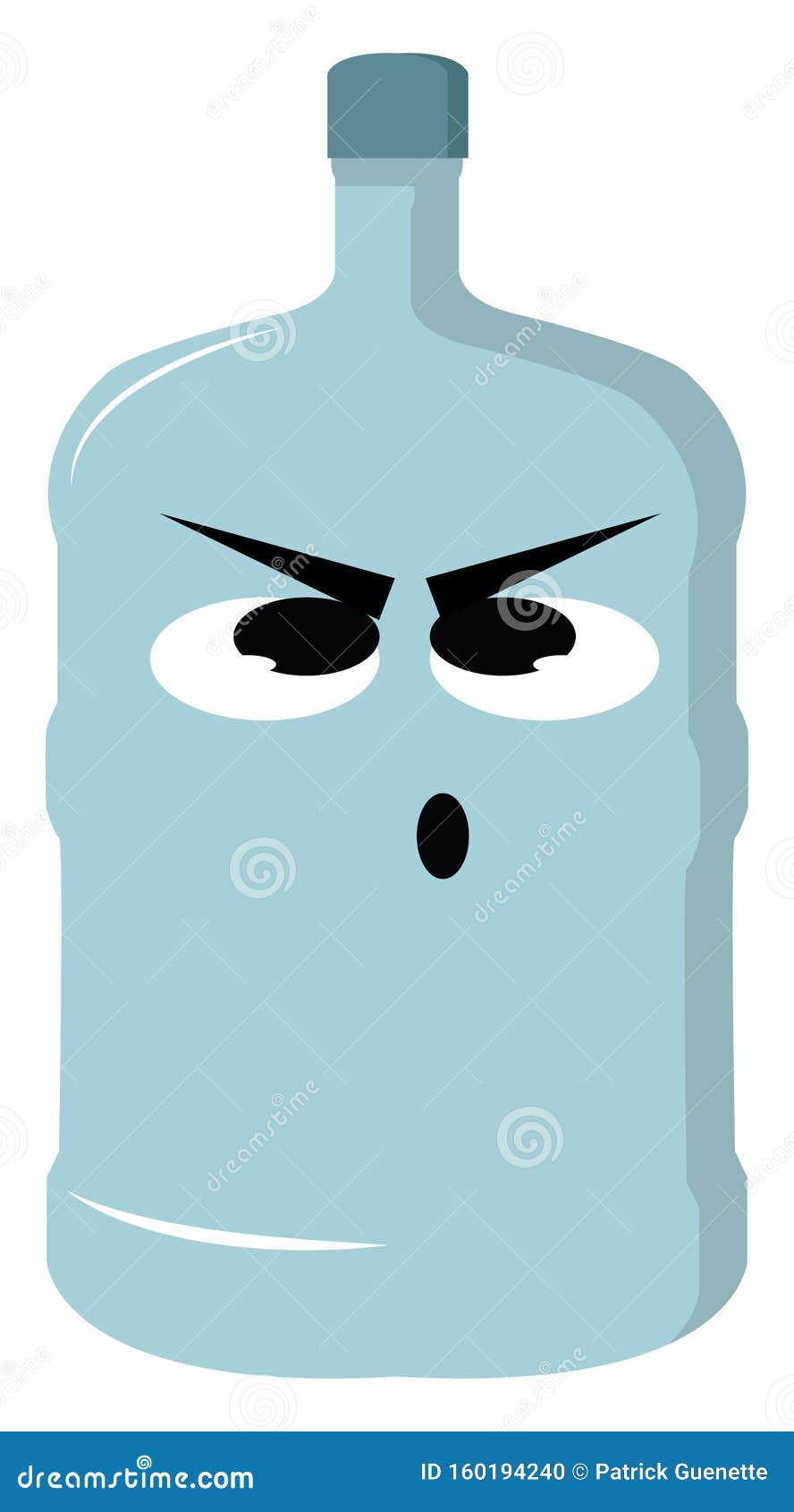 Angry Bottle Cartoon | CartoonDealer.com #43528685