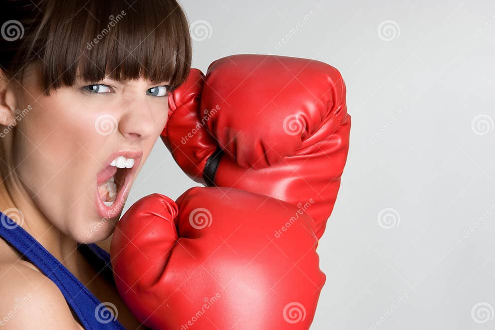 Angry Boxer stock photo. Image of person, angry, exercising - 8844494