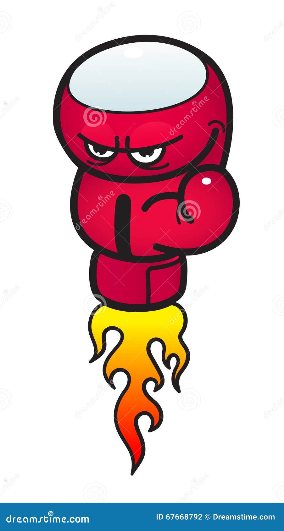 Angry boxing Glow stock vector. Illustration of boxing - 67668792
