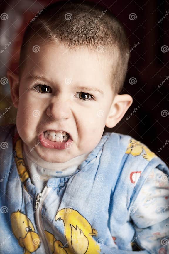 Angry boy stock photo. Image of unhappy, emotion, conceptual - 22807006