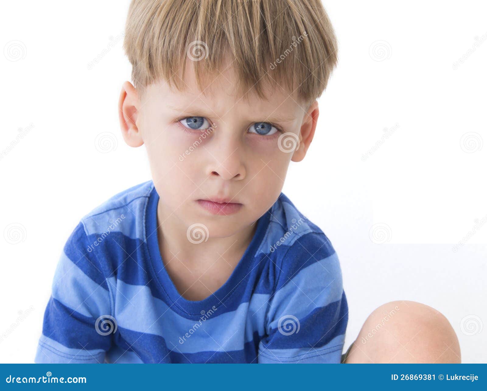 Angry boy stock image. Image of studio, offspring, angry - 26869381