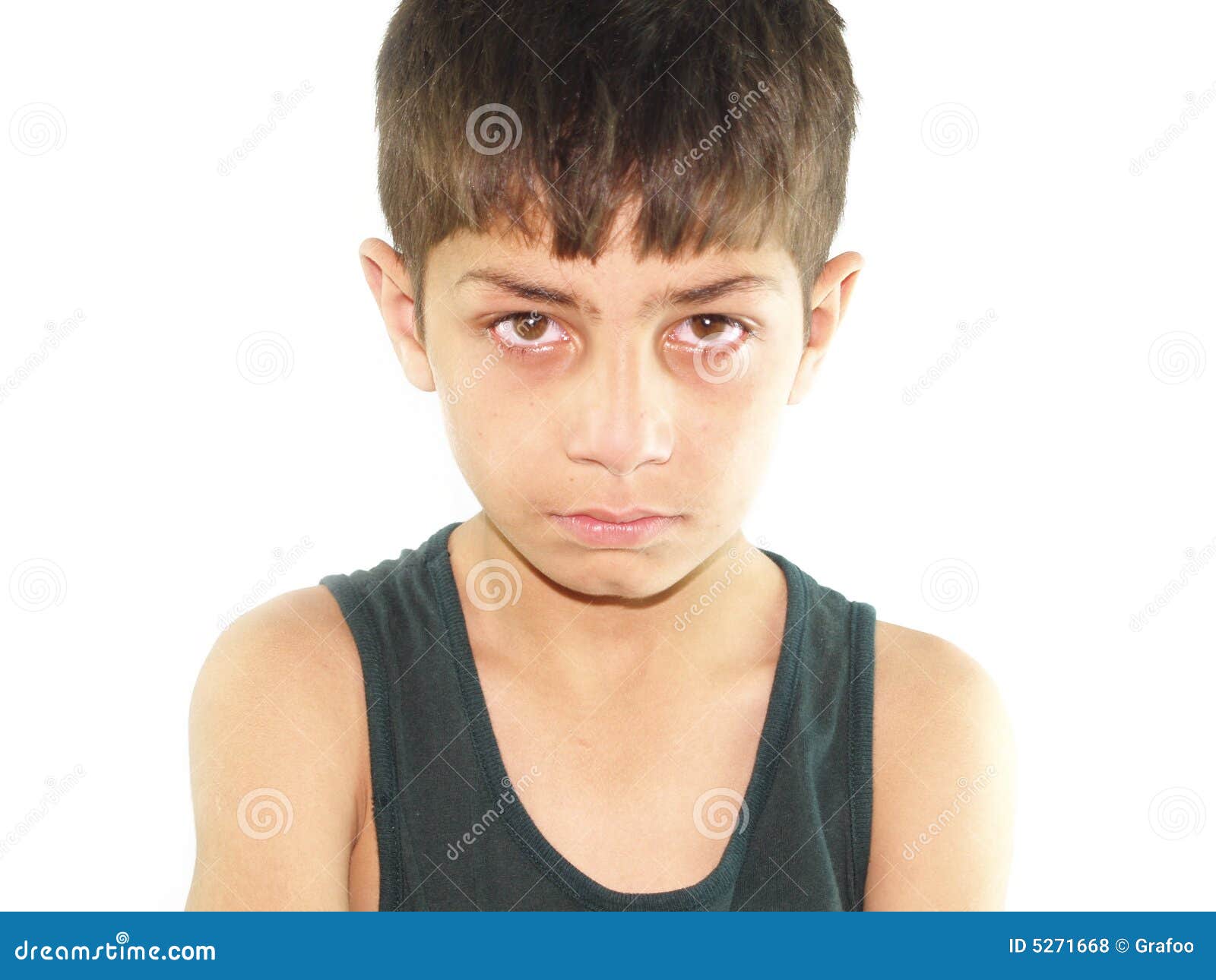 Angry Boy stock photo. Image of somber, male, frustration - 5271668