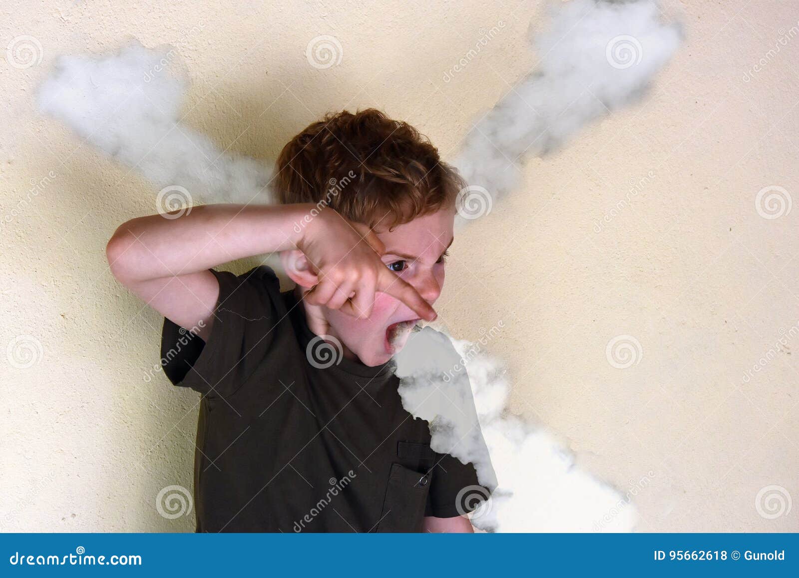 Angry boy stock photo. Image of person, child, bald, fright - 95662618