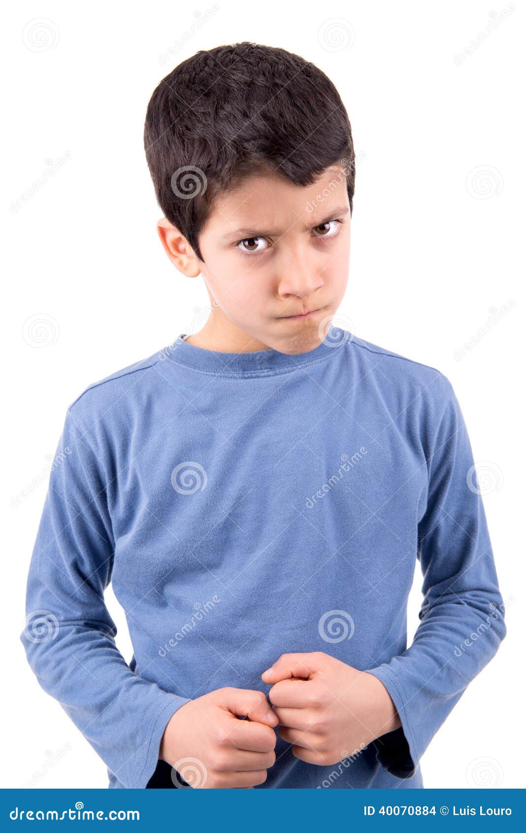 Angry boy stock photo. Image of lovely, cute, school - 40070884