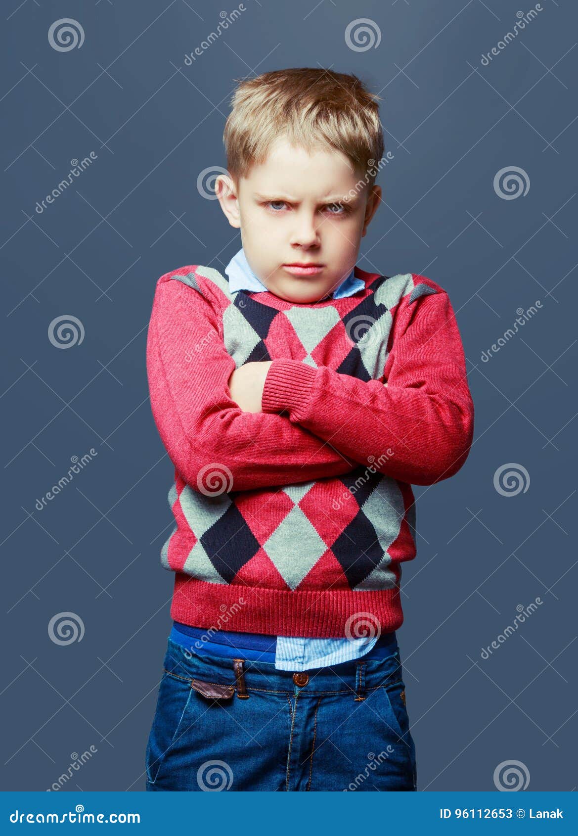 Angry boy isolated stock image. Image of grimace, casual - 96112653