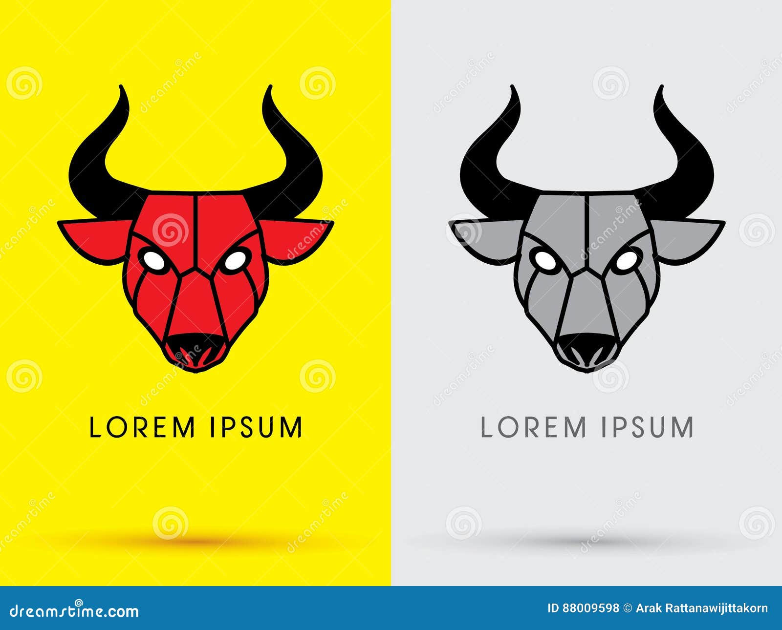 Angry Bull face stock vector. Illustration of grill, raging - 88009598