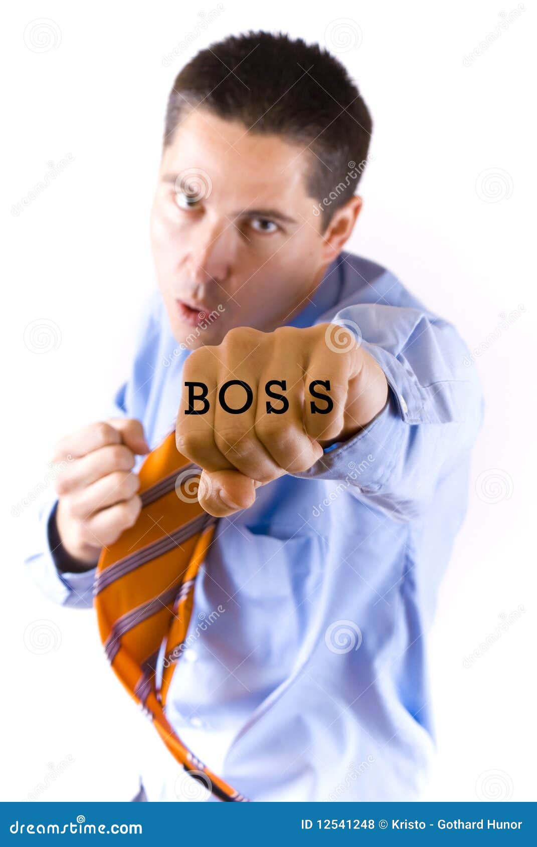 Angry business man stock photo. Image of orange, angry - 12541248