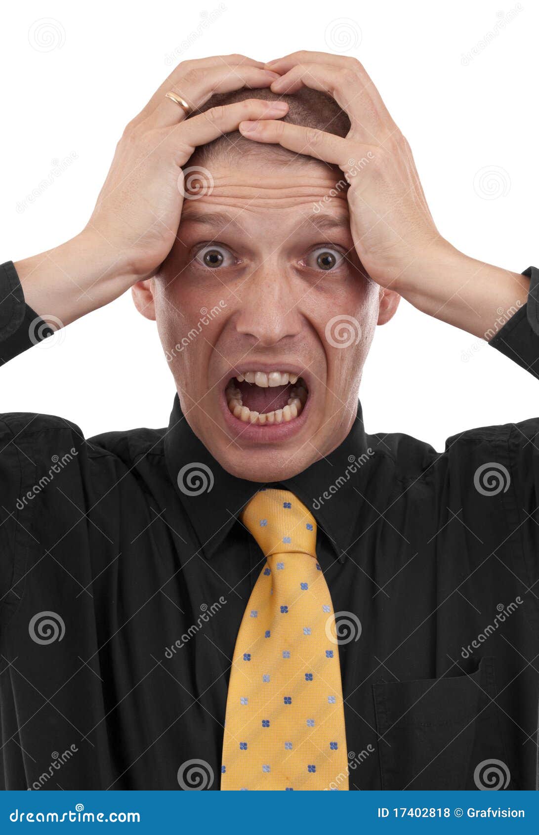 Angry business man stock photo. Image of expression, businessman - 17402818