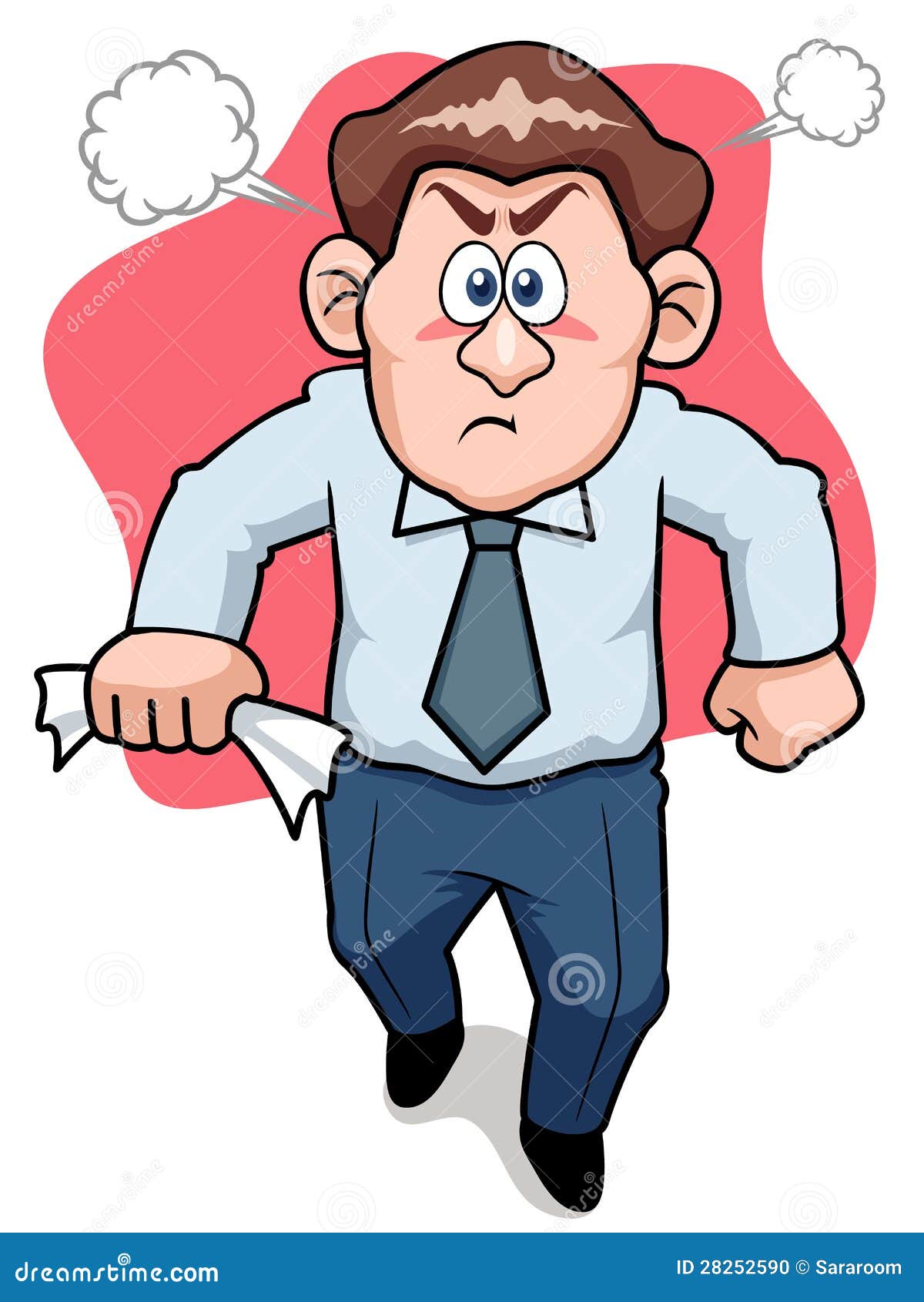 Angry business man stock vector. Illustration of businessman - 28252590 Angry business man stock vector. Illustration of businessman - 28252590