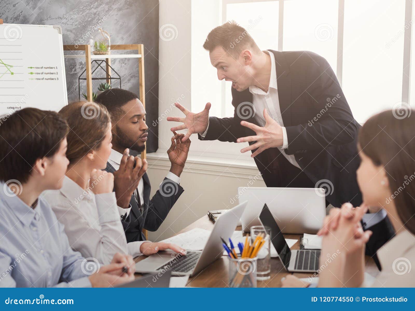Angry Business Man Screaming at Employee in Office Stock Photo - Image ... Angry Business Man Screaming at Employee in Office Stock Photo - Image ...