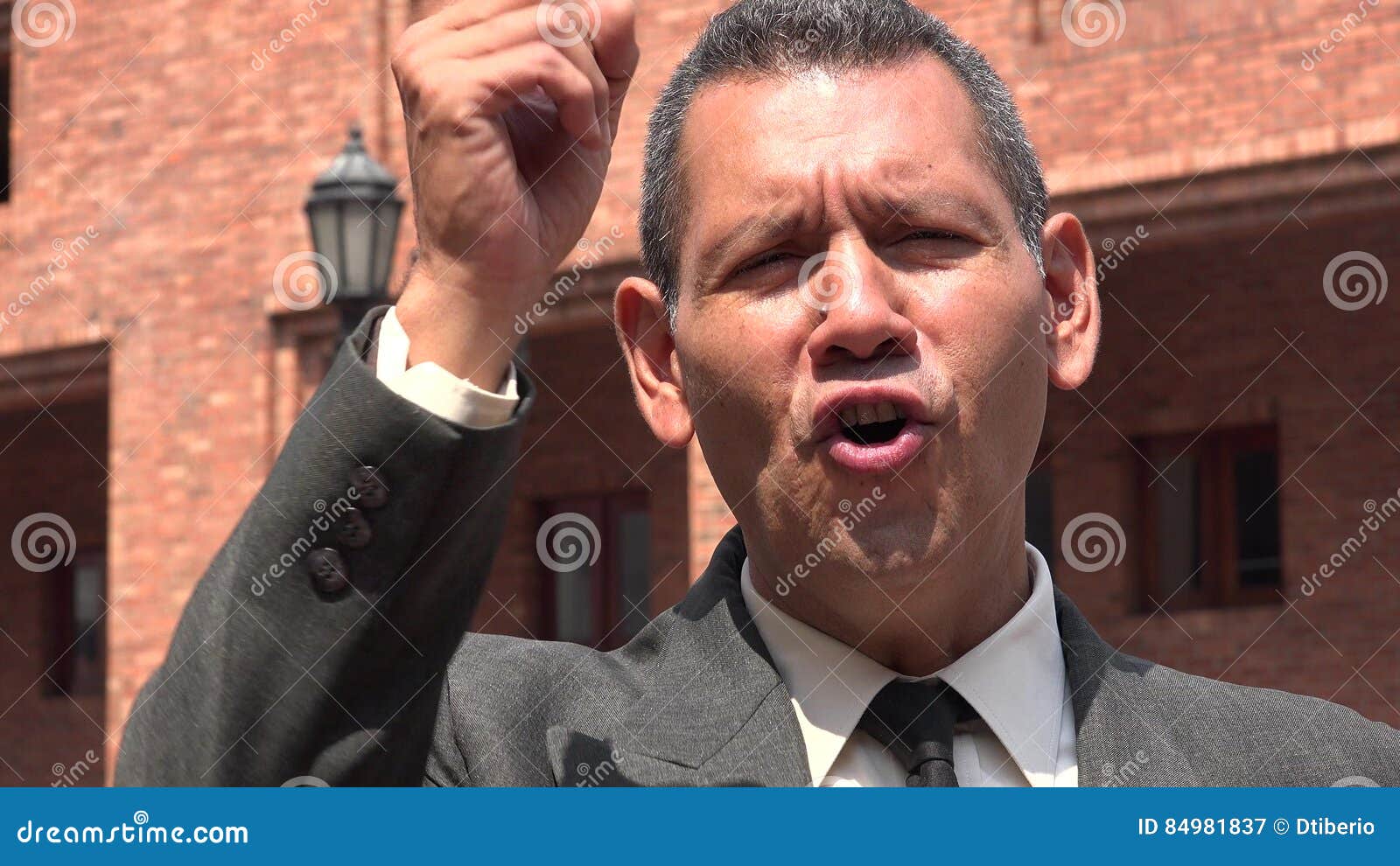 Angry Business Man Talking stock image. Image of person - 84981837