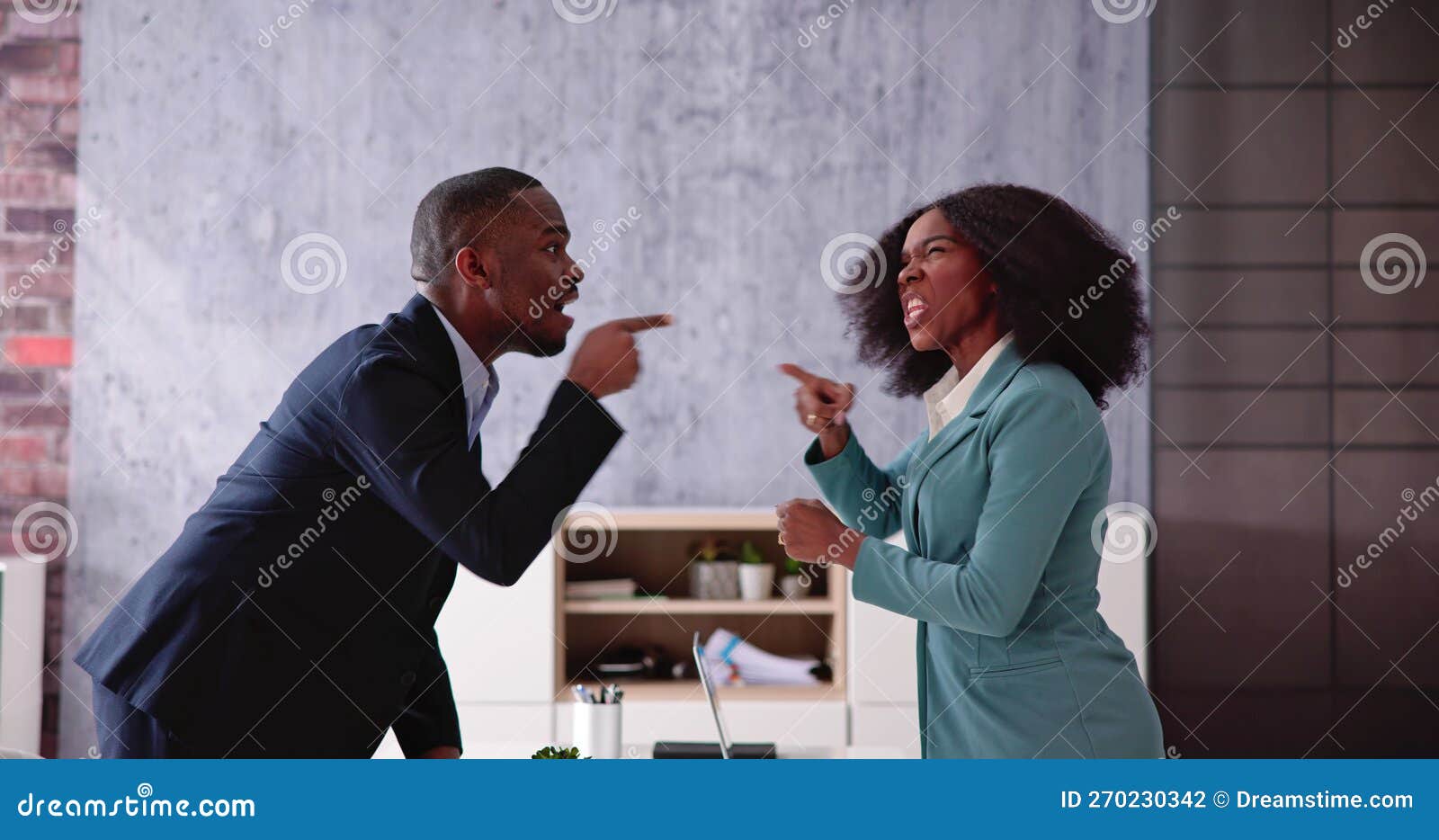 Angry Business People Shouting Stock Photo - Image of argue, fight ...