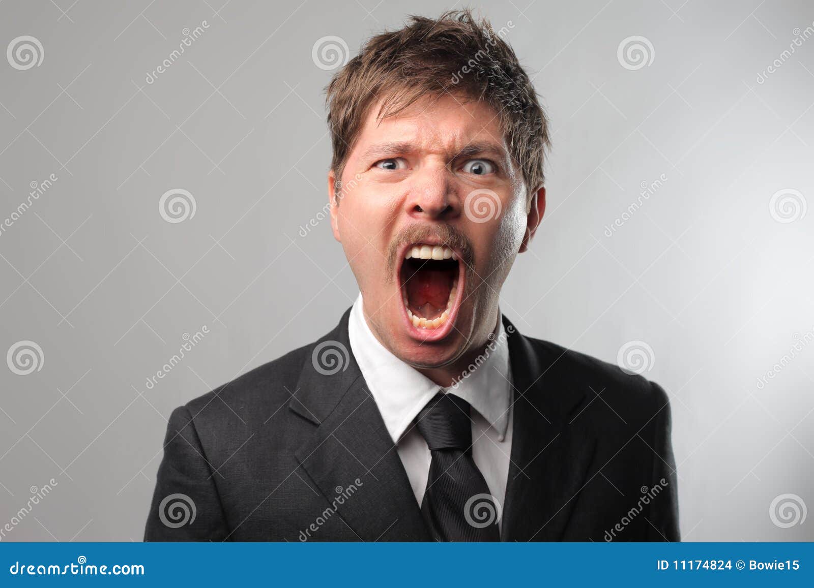Angry businessman stock photo. Image of crazy, adult - 11174824
