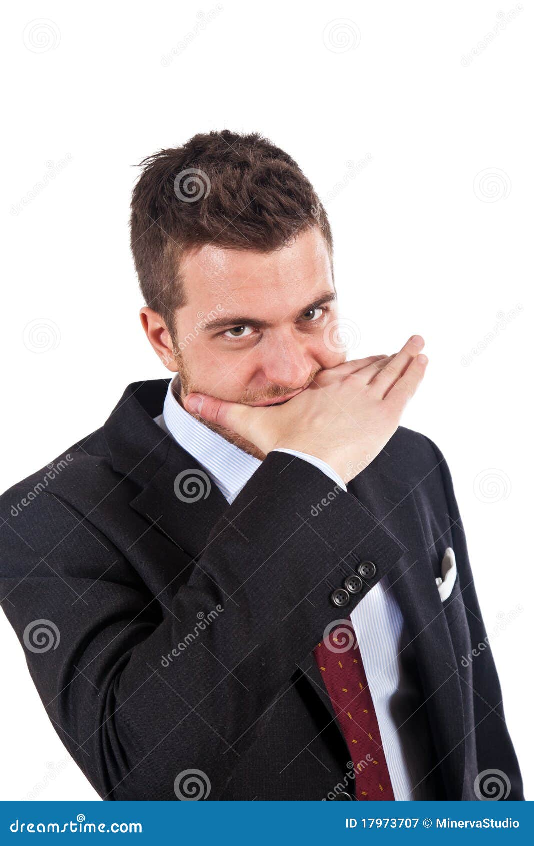 Angry businessman stock image. Image of stressed, businessman - 17973707