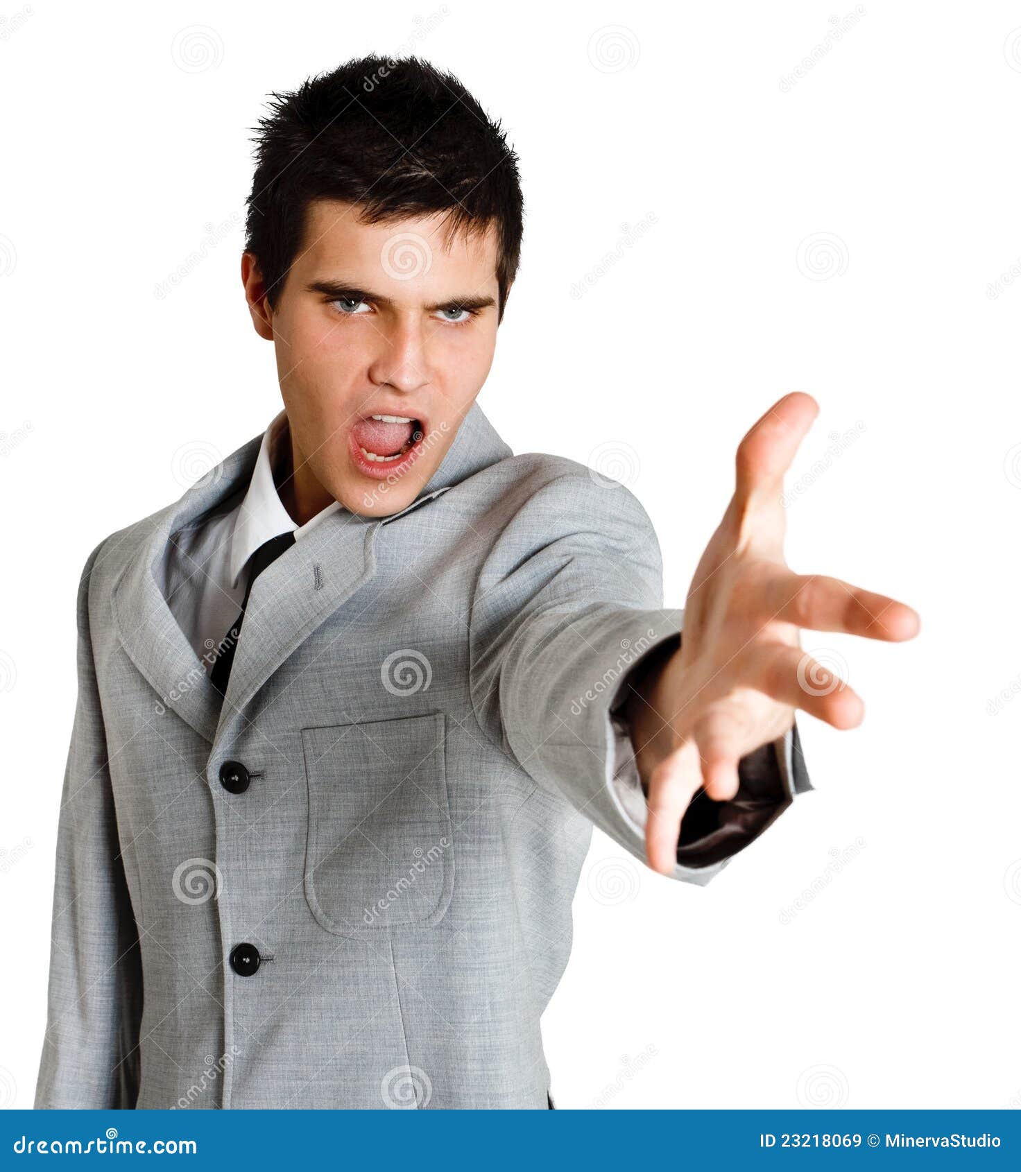 Angry businessman stock image. Image of boss, anger, businessman - 23218069