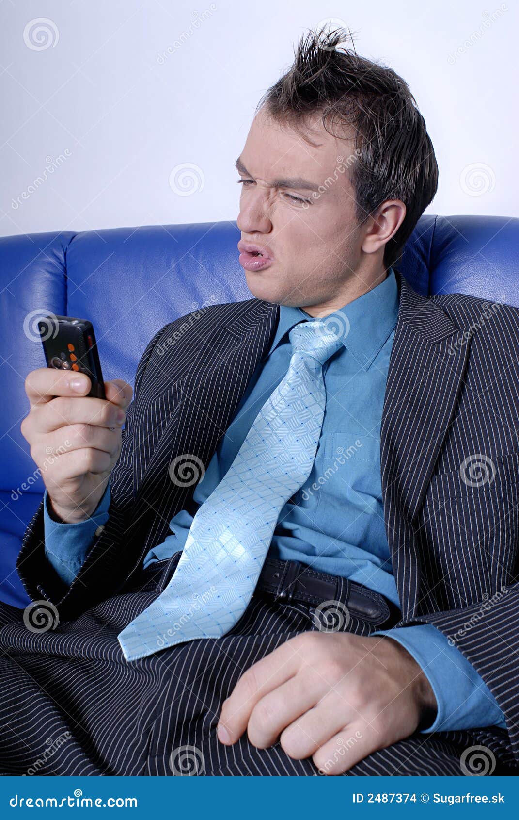 Angry Businessman stock photo. Image of adult, businessman - 2487374
