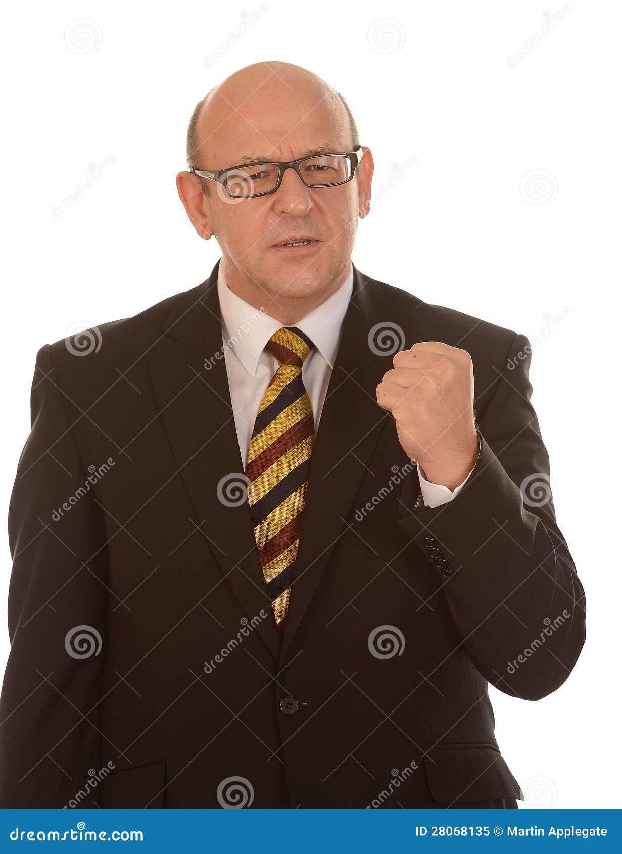 Angry businessman stock image. Image of maturity, defensive - 28068135