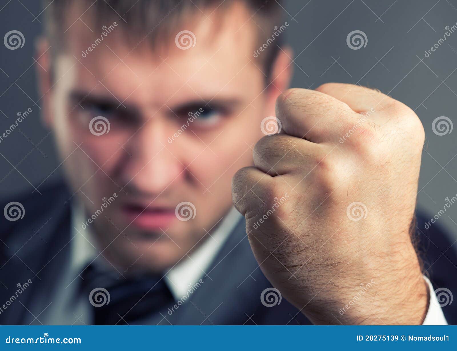 Angry businessman stock image. Image of human, closeup - 28275139