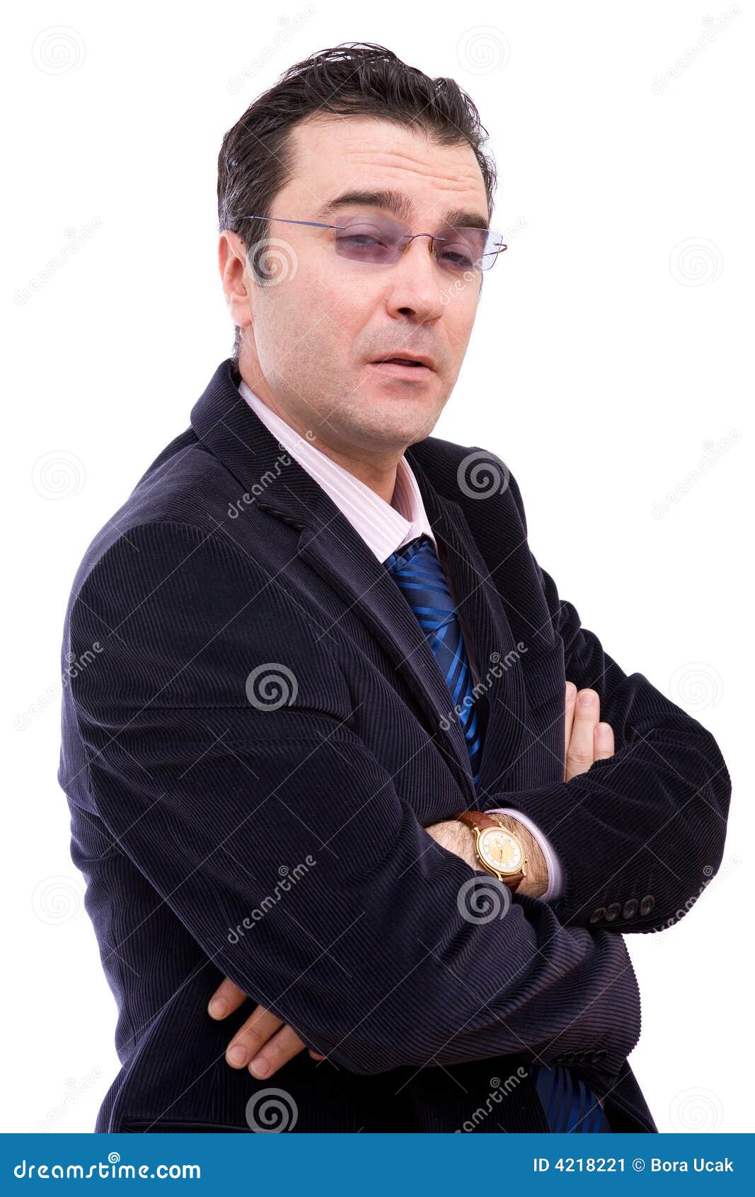 Angry Businessman Stock Image - Image: 4218221