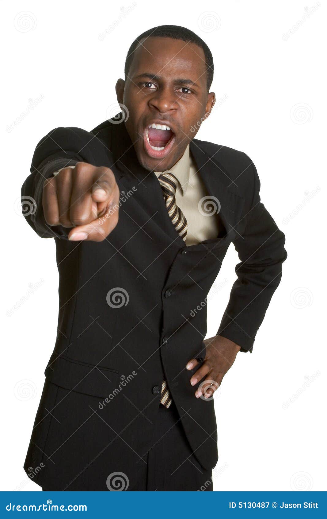 Angry Businessman stock image. Image of expression, screaming - 5130487