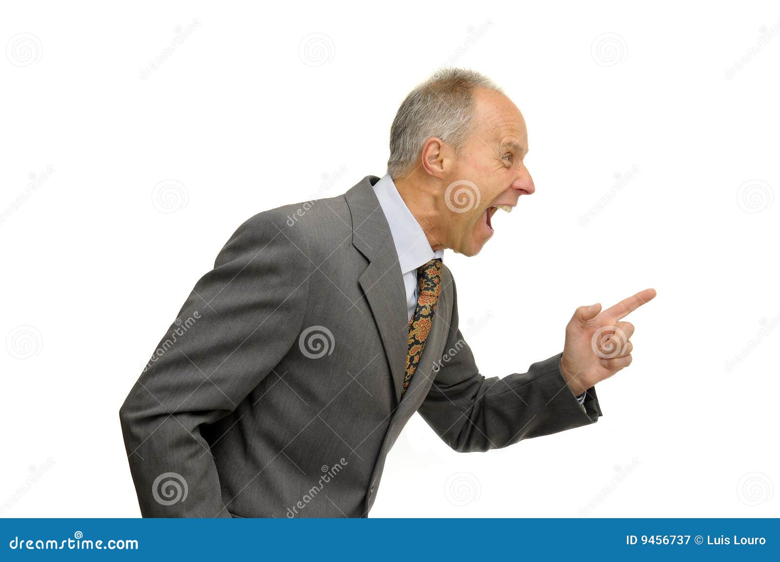 Angry businessman stock image. Image of male, handsome - 9456737