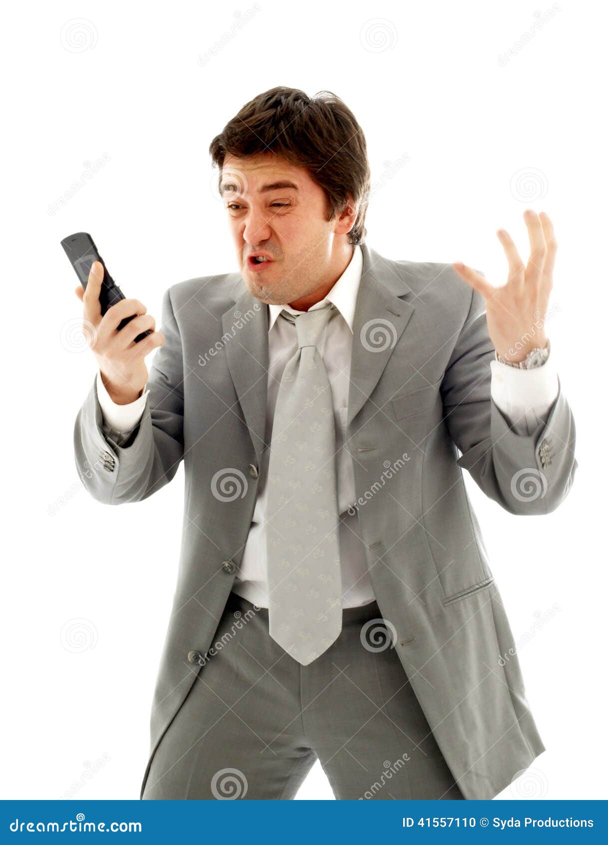 Angry businessman stock photo. Image of business, frustrated - 41557110