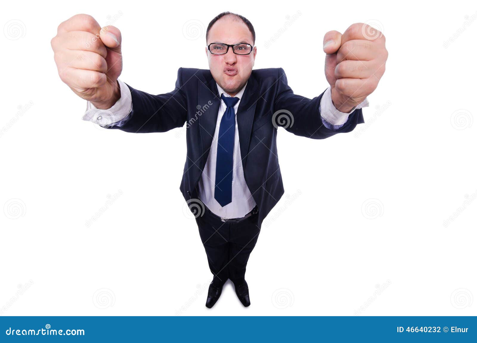 Angry businessman isolated stock photo. Image of aggressive - 46640232