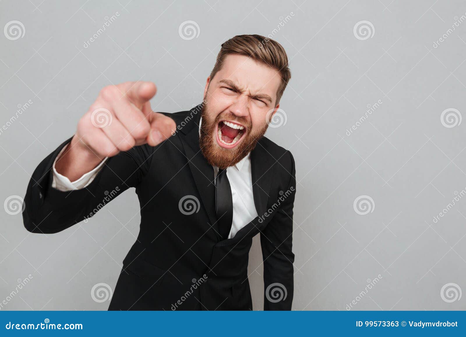 Angry Businessman In Suit Shouting And Pointing Finger At Camera Stock ... Angry Businessman In Suit Shouting And Pointing Finger At Camera Stock ...