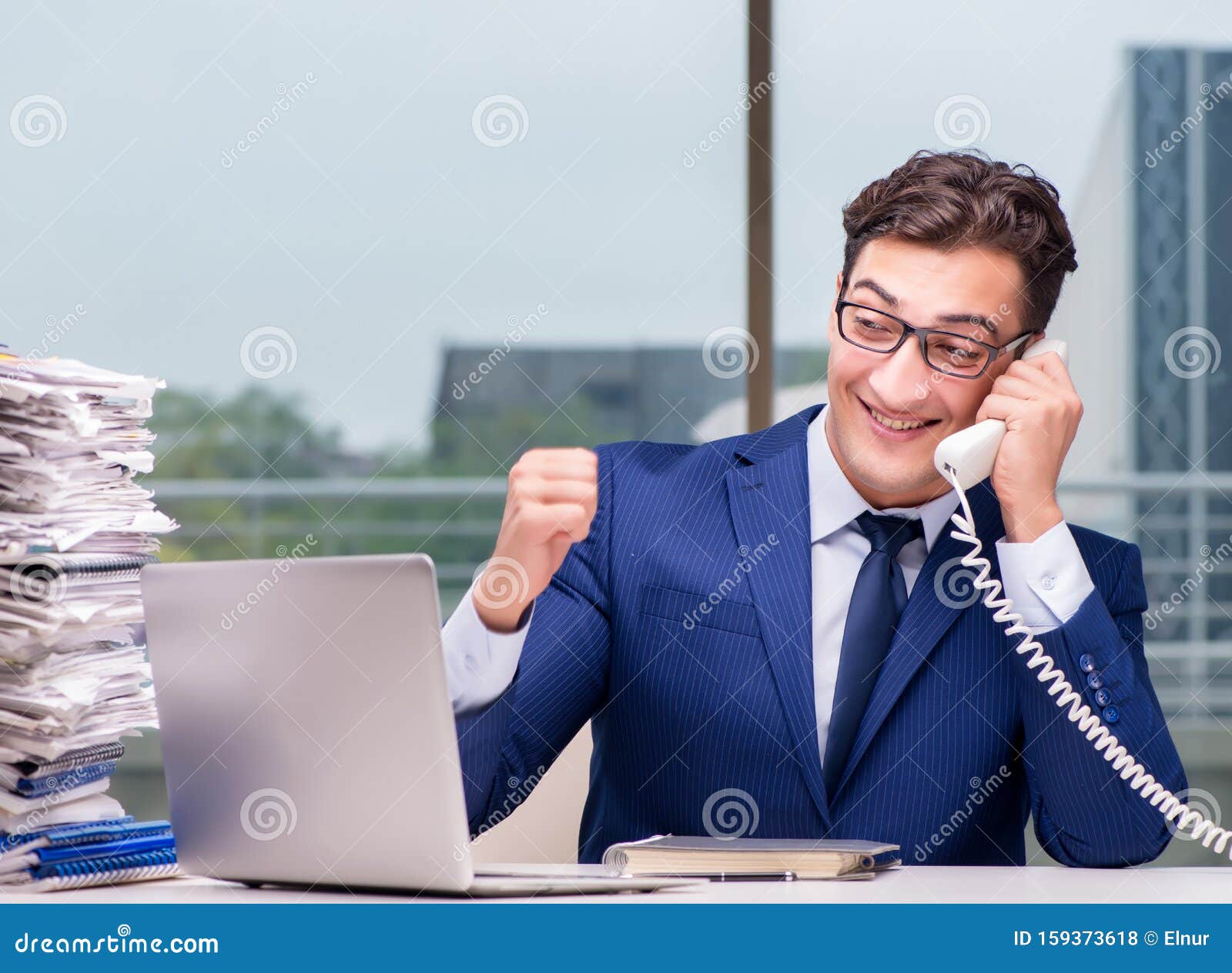 Angry Call Center Employee Yelling at Customer Stock Photo - Image of ...