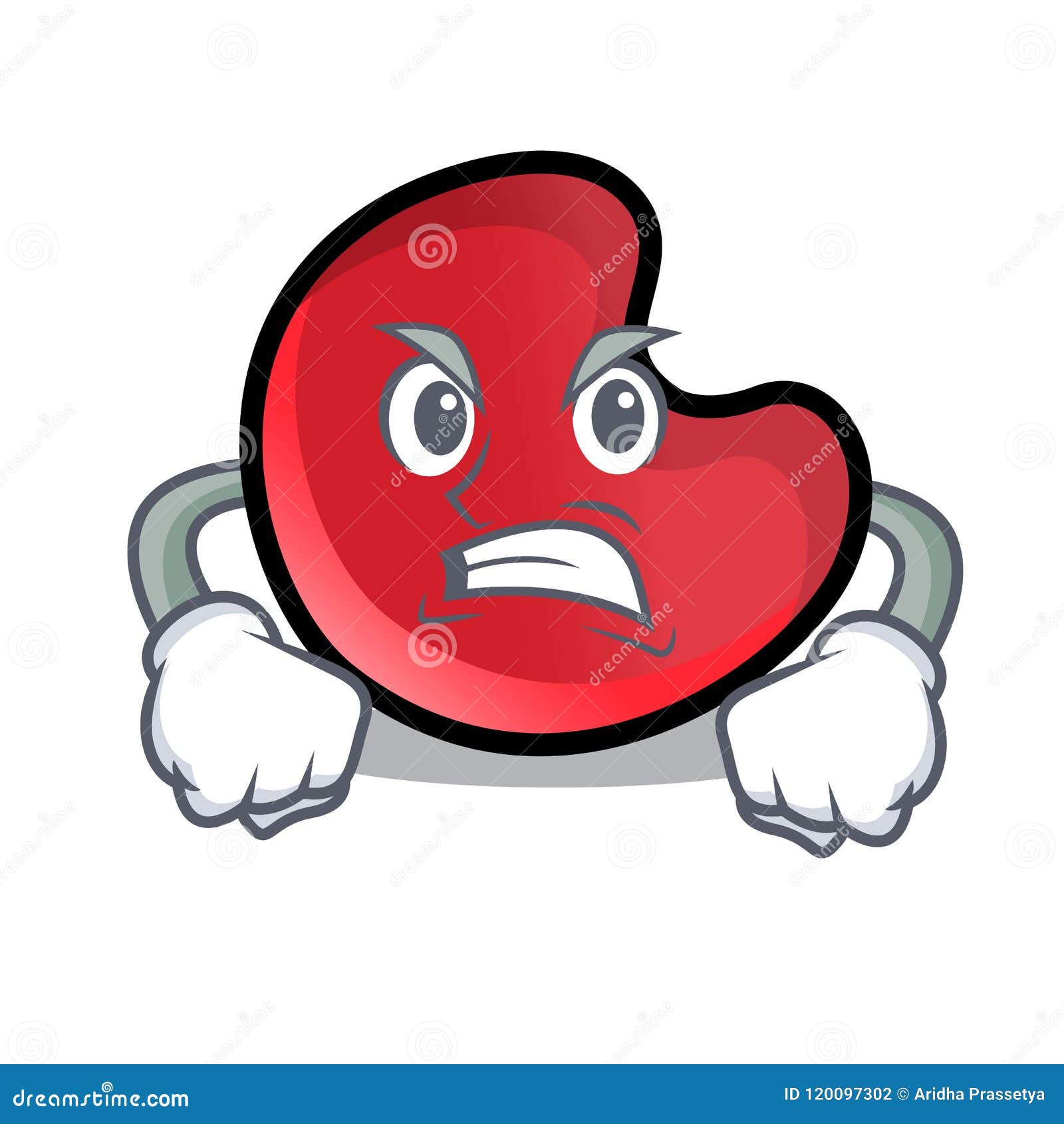 Angry Candy Cartoon Stock Illustration | CartoonDealer.com #43457242