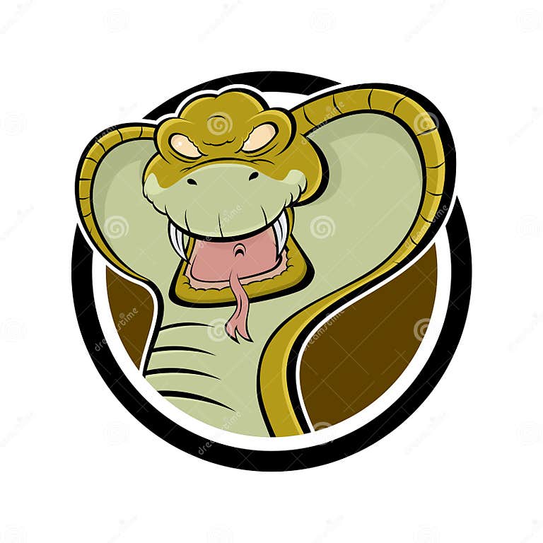 Angry cartoon cobra stock vector. Illustration of poison - 25420959