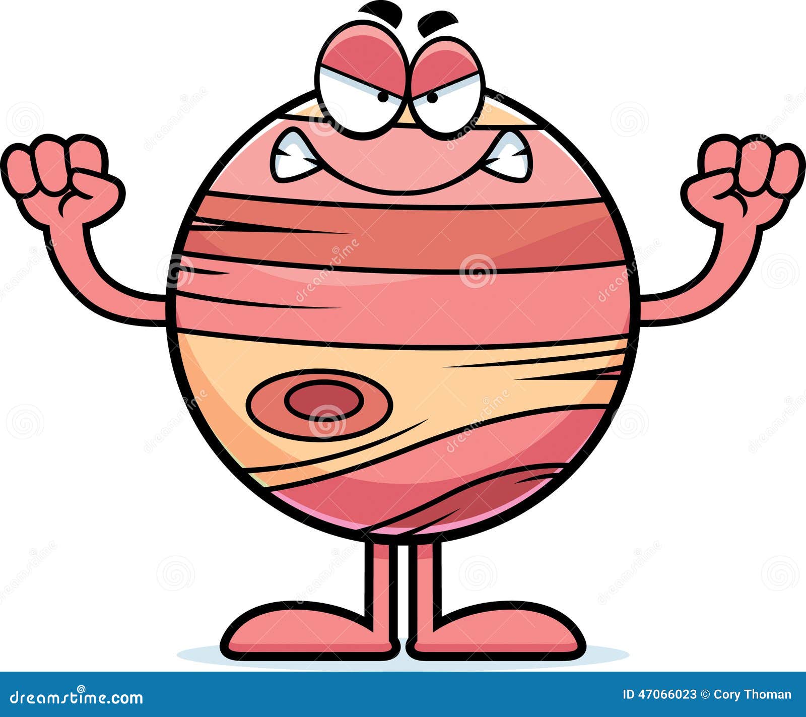 Angry Cartoon Jupiter stock vector. Illustration of space - 47066023