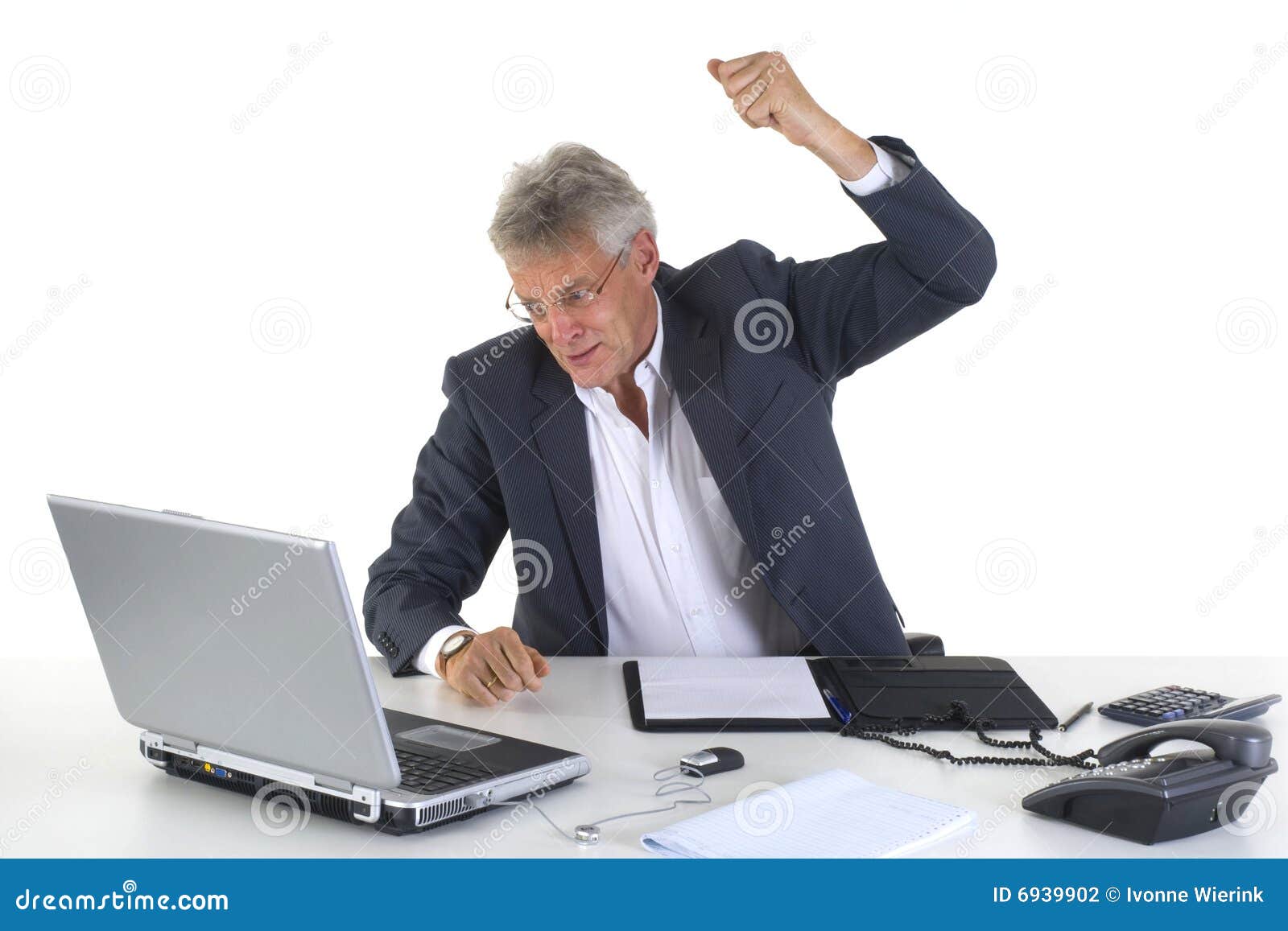 Angry CEO or manager stock photo. Image of aggressive - 6939902