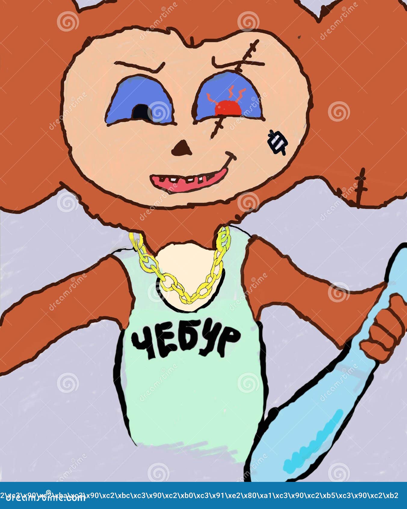 Angry Chebyrashka Stock Illustrations – 1 Angry Chebyrashka Stock ...