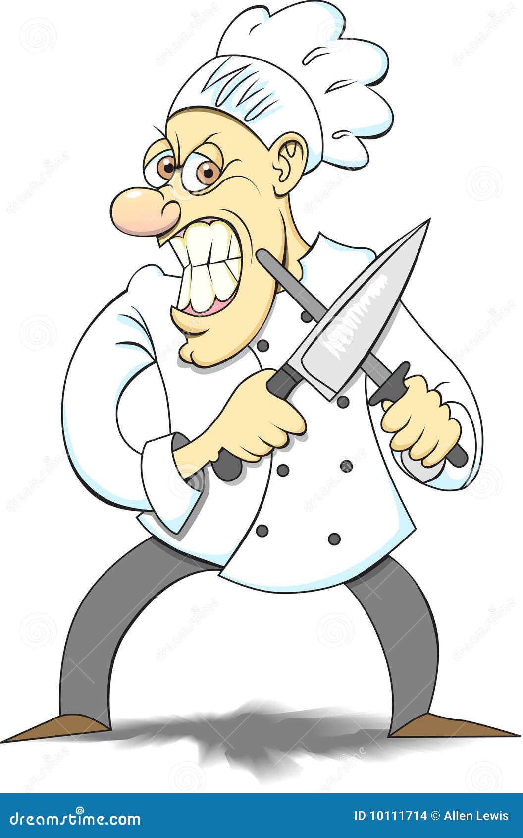 Angry Chef Hat Cartoon Stock Illustration | CartoonDealer.com #48652867