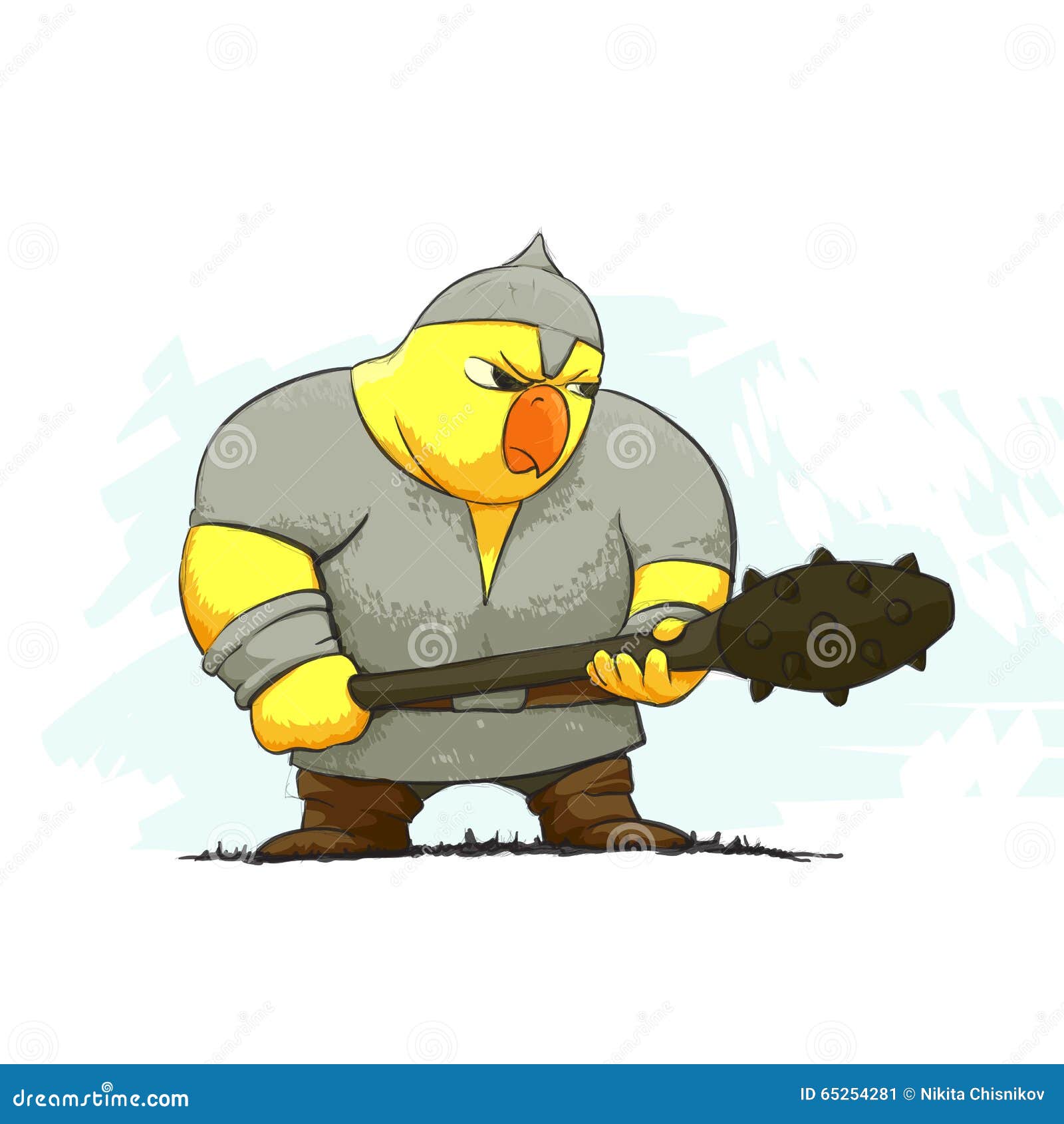 Angry Chiken - Illustration | CartoonDealer.com #86328343