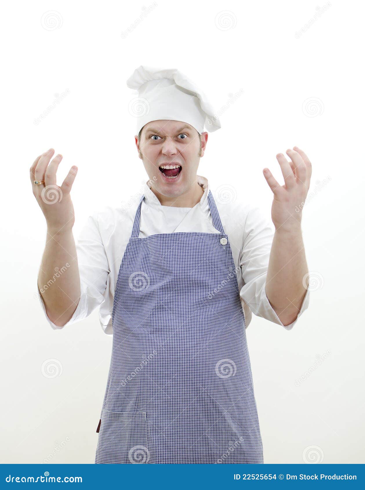Angry chief cook stock photo. Image of concept, chef - 22525654