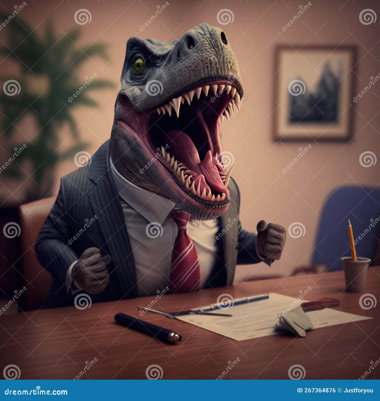 Angry Chief Firing Crying Employee. Evil Boss And Stressed Staff Vector ...