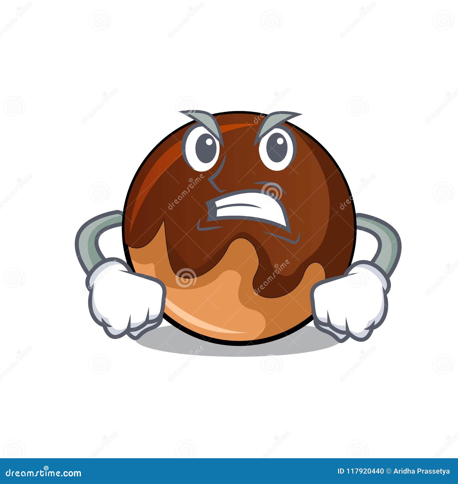Angry Doughnut Cartoon | CartoonDealer.com #43457627