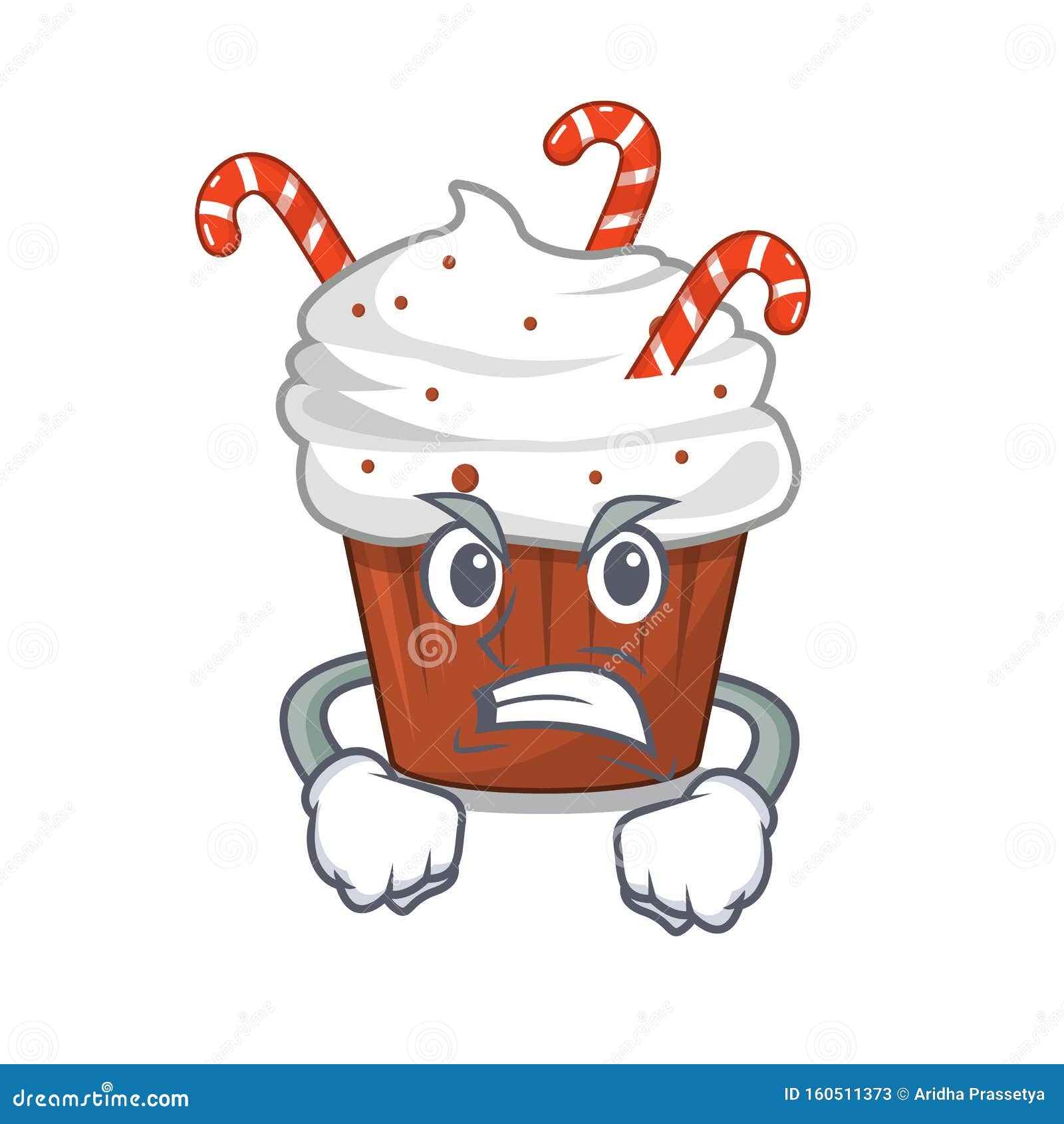 Angry Cupcake Cartoon | CartoonDealer.com #43528751