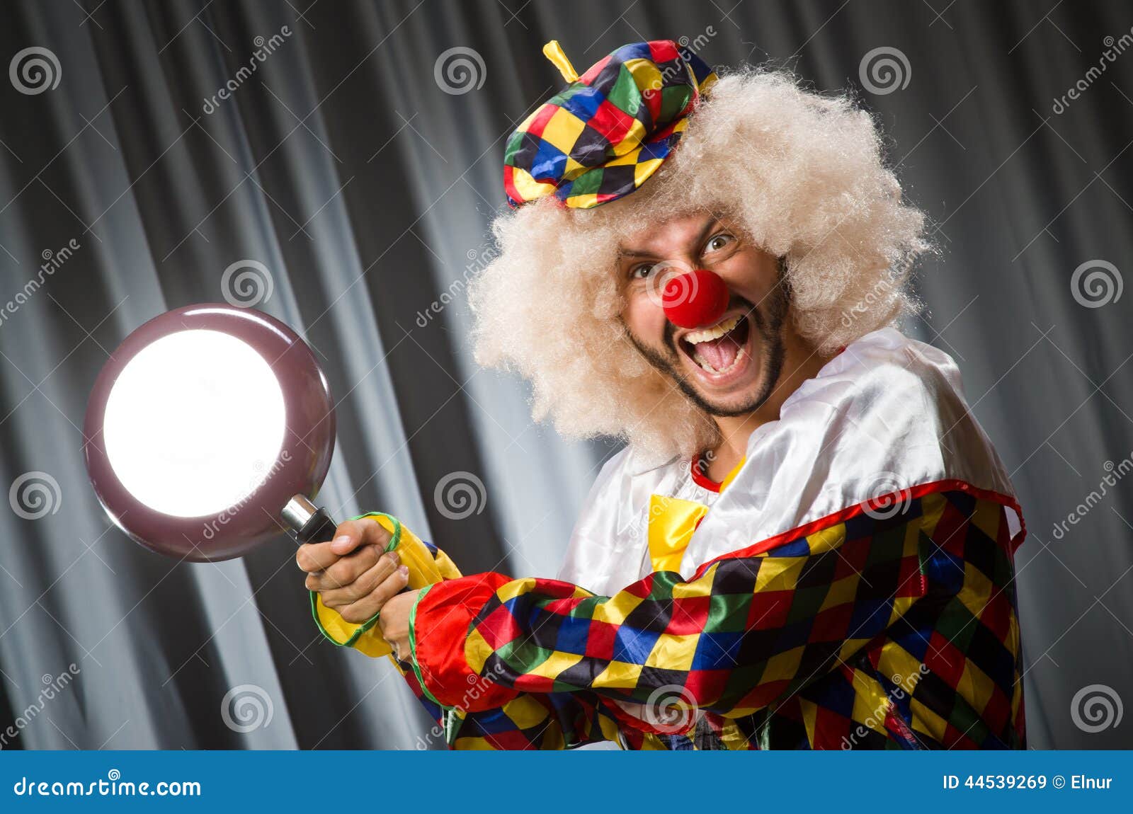 Angry clown stock image. Image of furious, entertainer - 44539269