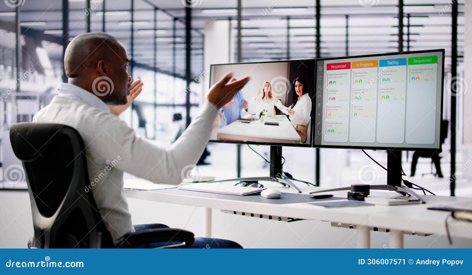 Angry Complaining Group of Business People Stock Image - Image of ...