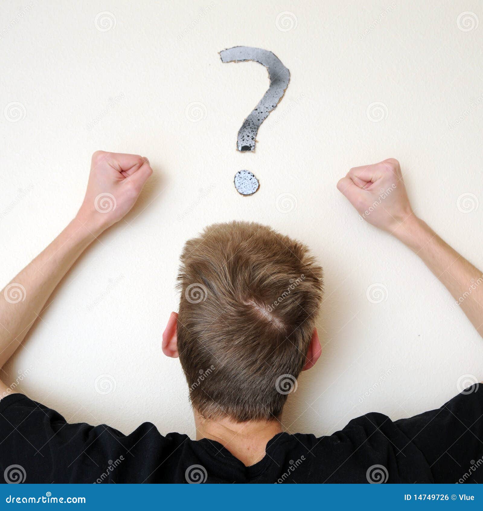 Angry and Confused for the Answer Stock Photo - Image of male ...