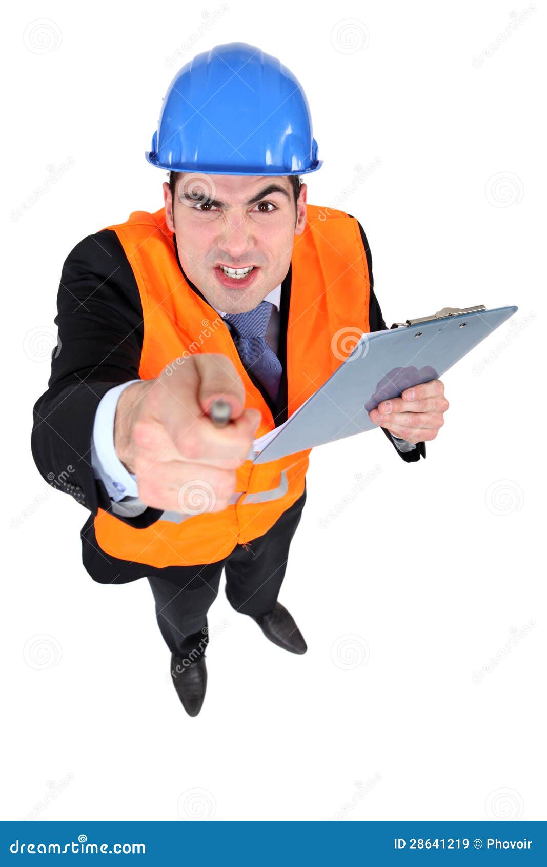 Angry Construction Businessman Stock Image - Image of fired, client ...